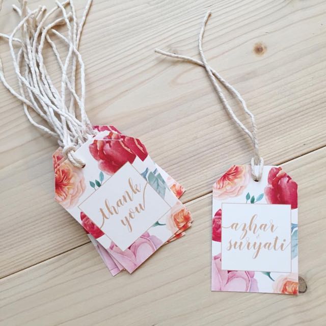 Thank You Tags, Hobbies & Toys, Stationery & Craft, Occasions & Party ...