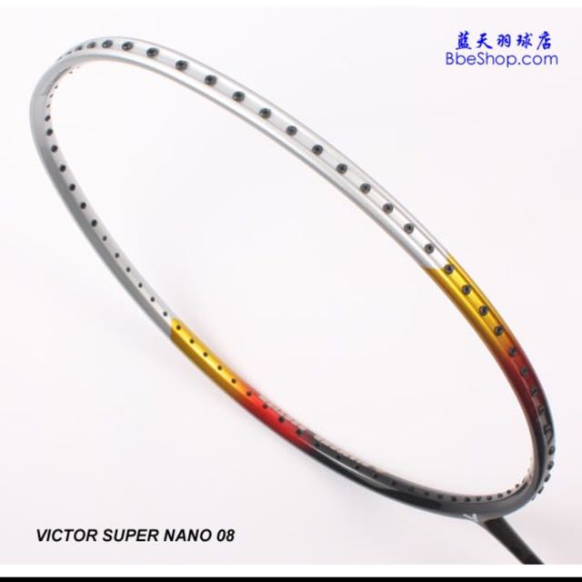 VICTOR RACKET SUPER NANO 08 (include cover), Health & Nutrition, Face ...