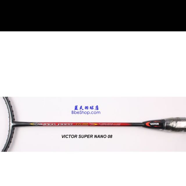 VICTOR RACKET SUPER NANO 08 (include cover), Health & Nutrition, Face ...