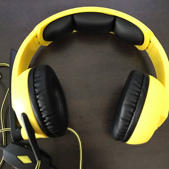 Armageddon Fuse 5 Gaming Headset (Yellow), Audio, Headphones & Headsets ...