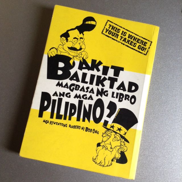 Bakit Baliktad Magbasa Ng Libro Ang Mga Pilipino - Bob Ong, Hobbies ...