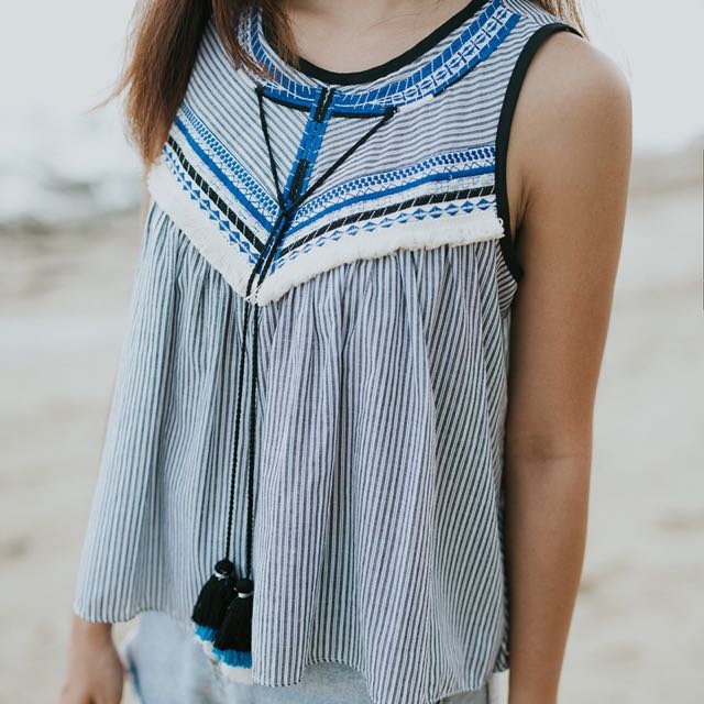 Boho Reverie Top (Lolly Rouge), Women's Fashion, Tops, Blouses on Carousell