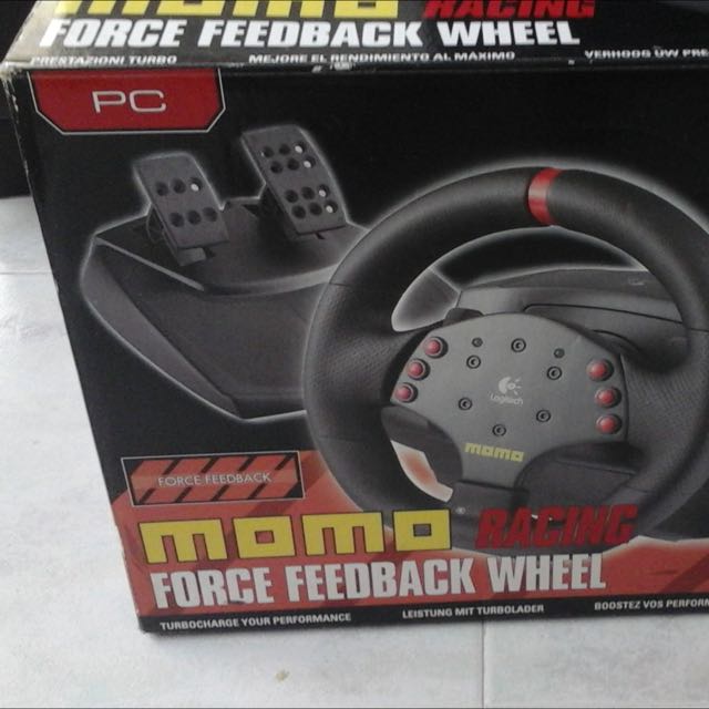 (reserved) Logitech MoMo Driving Wheel, Computers & Tech, Parts ...
