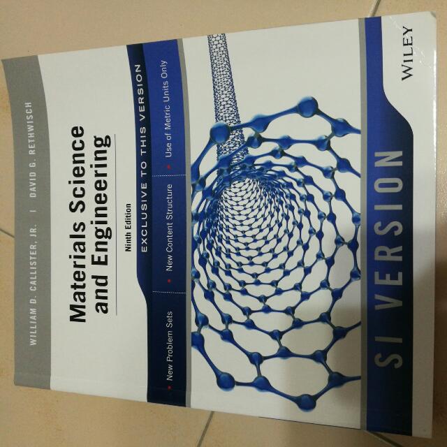 Materials Science And Engineering Ninth Edition, Hobbies & Toys, Books ...