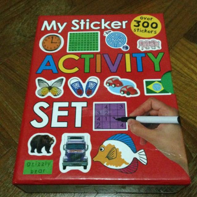 My Sticker Activity Books Set, Hobbies & Toys, Books & Magazines ...