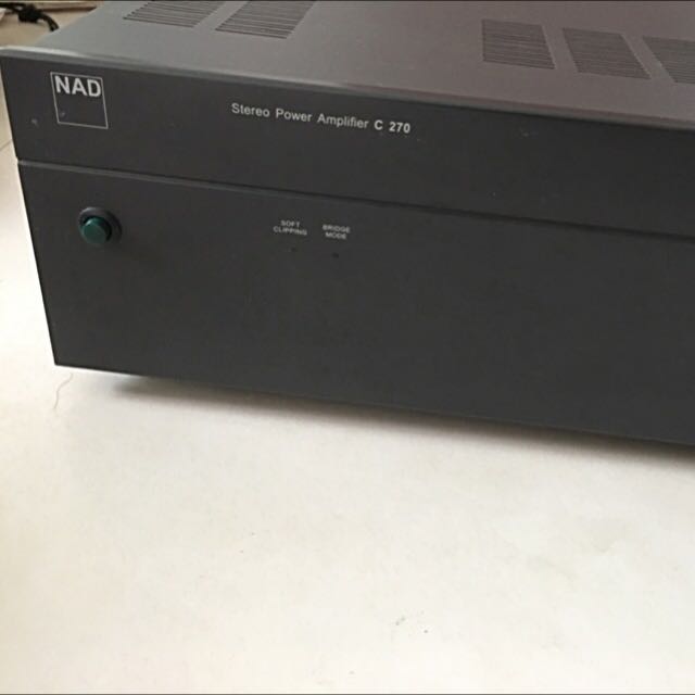 NAD C270 Power Amplifier, Audio, Other Audio Equipment on Carousell