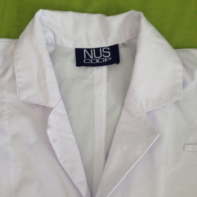NUS CO-OP Lab coat, Hobbies & Toys, Stationery & Craft, Stationery ...