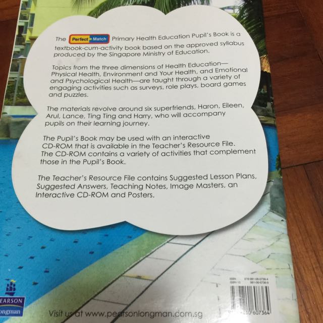Primary 4 Health Education Text Book By Pearson Longman, Hobbies & Toys ...
