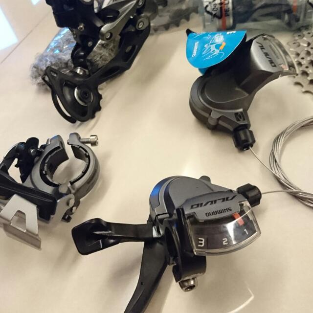Shimano Alivio M4000 9 speed groupset, Sports Equipment, Bicycles ...