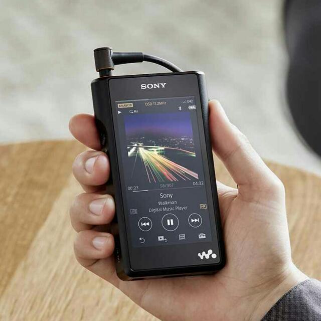 送 * 皮套 價值$880 全新 SONY NW-WM1A 鋁合金 播放器 DAP 輕觸式 Audio Player 高解析度 HiRes 內置128GB 支援 4.4mm平衡耳機插頭 DSD ...