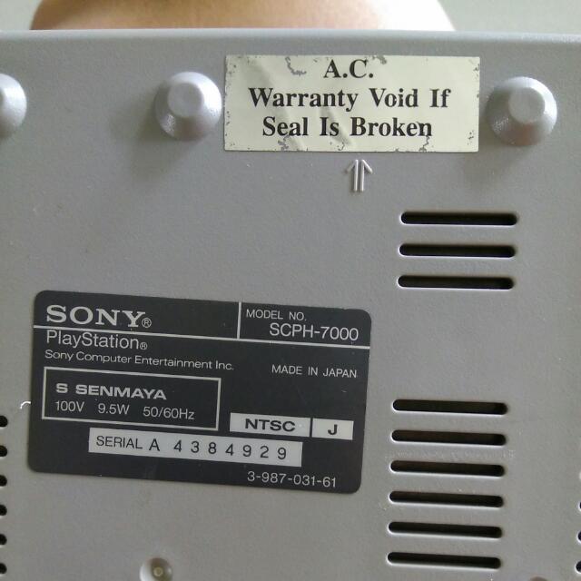 Sony Playstation SCPH-7000, Video Gaming, Video Game Consoles ...