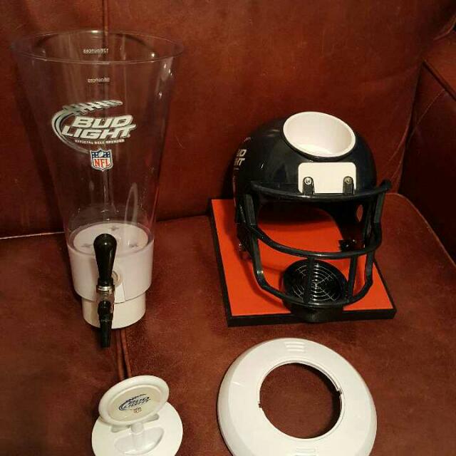 Bud Light Football Helmet Beer Tower | Shelly Lighting