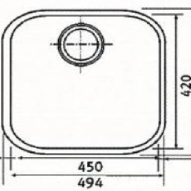FRANKE SSX 110-45 STAINLESS STEEL SILKSHEEN SINK c/w ORIGINAL WASTE, TV ...