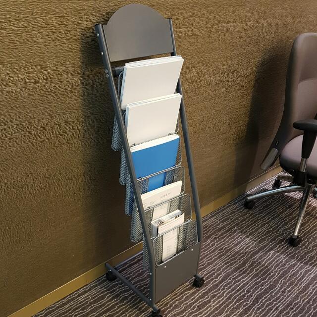 Magazine Rack/Holder With Wheels., Everything Else on Carousell