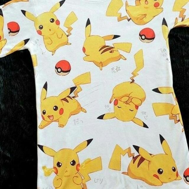 Pikachu Top/ Pokemon Top, Women's Fashion, Tops, Other Tops on Carousell