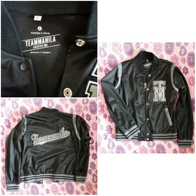 Team Manila Varsity Jacket, Women's Fashion, Coats, Jackets and ...