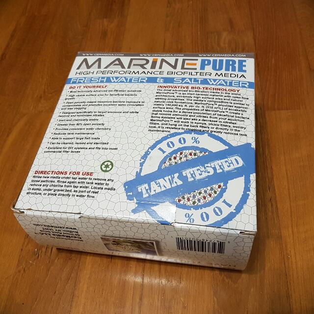 MarinePure Spheres Bio-Filter Media (1 Gallon), Pet Supplies, Homes ...