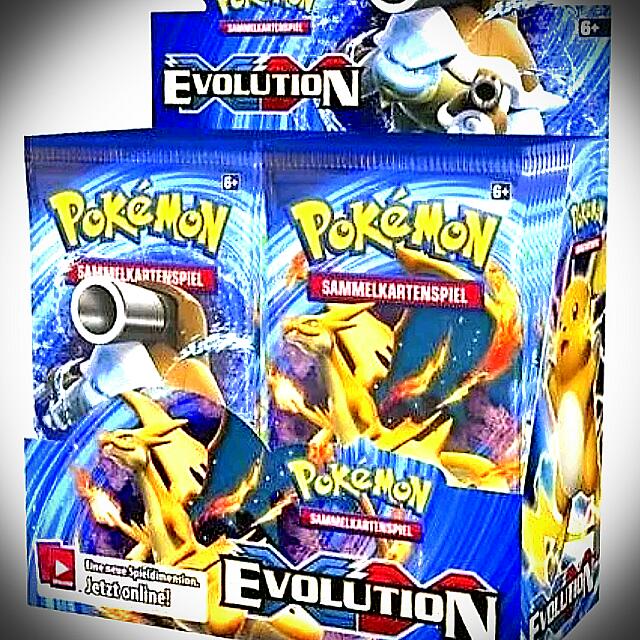 Pokemon Evolution Booster Card 1 Box 36 Packs, Hobbies & Toys, Toys ...