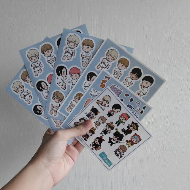 PENDING wts svt fanart stickers, Hobbies & Toys, Memorabilia ...