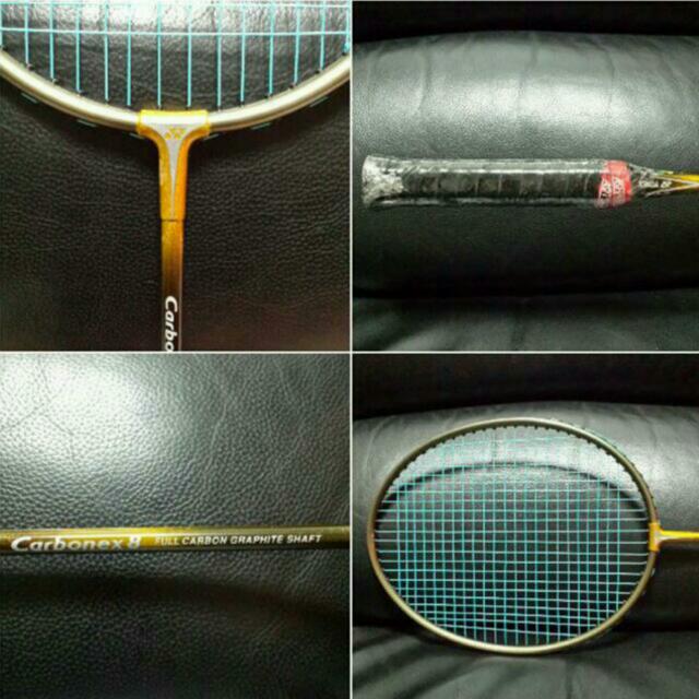 Yonex Carbonex 8 Full Carbon Graphite Shaft, Sports Equipment, Sports & Games, Racket & Ball ...