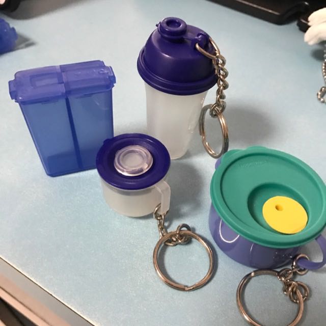 Mini Authentic Tupperware Keychain, Women's Fashion, Watches ...