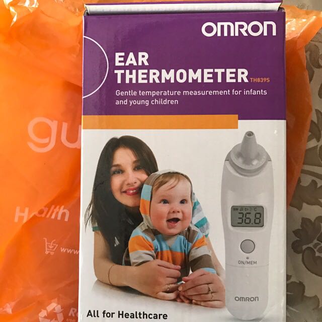 Omron Ear Thermometer TH839S, Babies & Kids, Babies & Kids Fashion on ...
