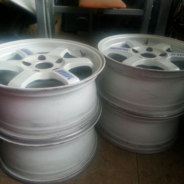 Original Volk Racing Te37 Japan, Car Accessories on Carousell