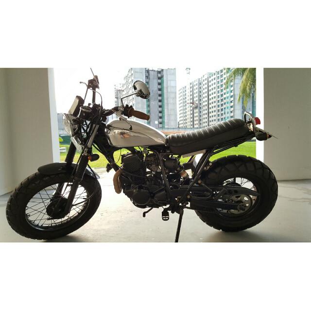 (RESERVED) 1994 Yamaha TW200 Custom Tracker Bike, Motorcycles on Carousell