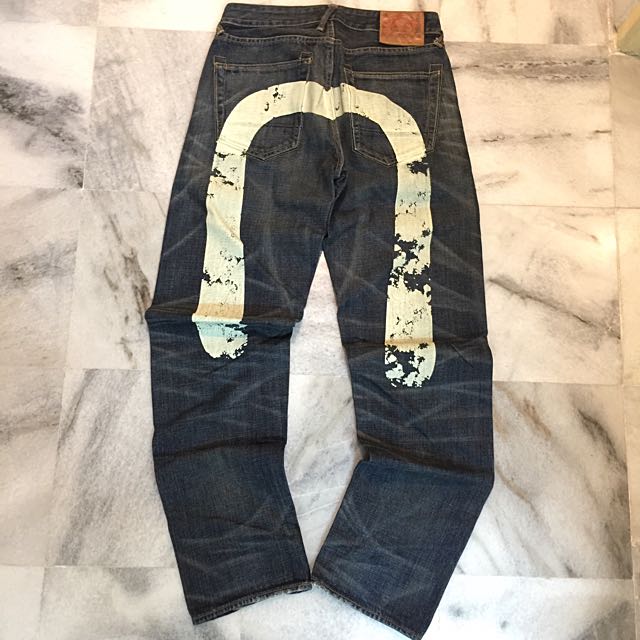 Evisu Premium Jeans, Men's Fashion, Bottoms, Jeans on Carousell