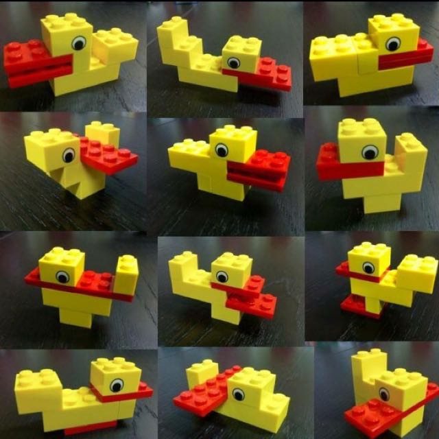 Lego 3 Little Ducks Cute Duckling Rare Collection Animal Tokyu Hands ...