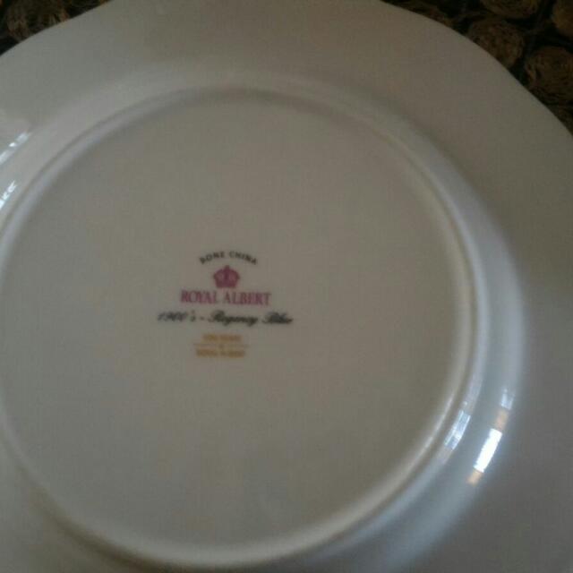 Royal Albert Doulton Regency Blue Tea Set - Royal Albert 100 Year ...