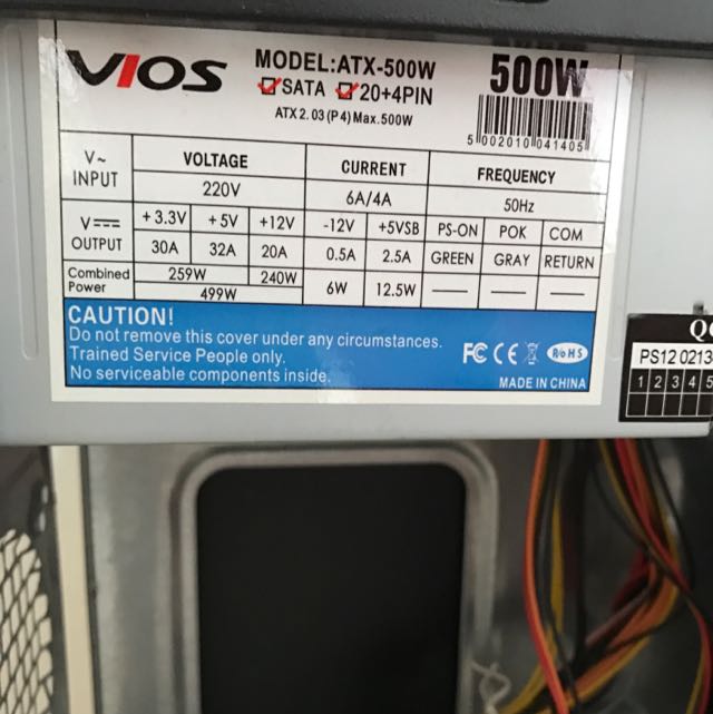 Vios PC Case, Computers & Tech, Parts & Accessories, Computer Parts on ...