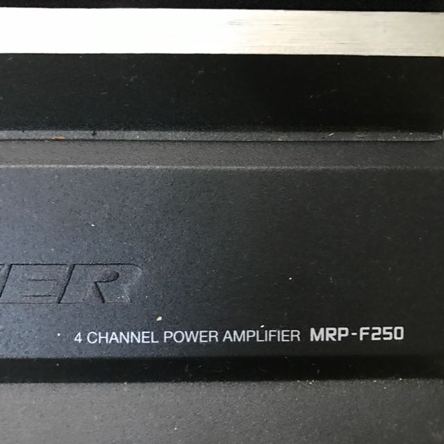 Alpine MRP-F250 4 Channel Amplifier, Car Accessories on Carousell