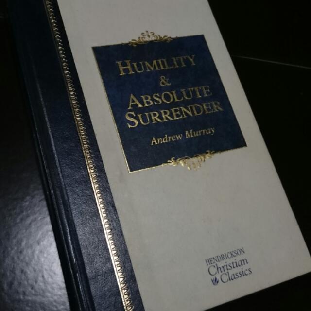 Christian Book: "Humility & Absolute Surrender" By Andrew Murray ...