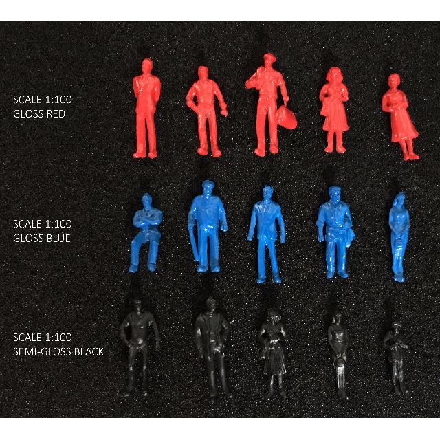 Mono-Colour Scaled Human Figures, Hobbies & Toys, Stationery & Craft ...