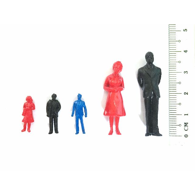 Mono-Colour Scaled Human Figures, Hobbies & Toys, Stationery & Craft ...