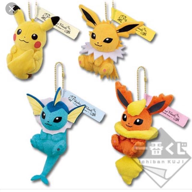 Pikachu And Friends ~ Eievui Twinkle Dream ~ Pokemon Kuji Prize E ...