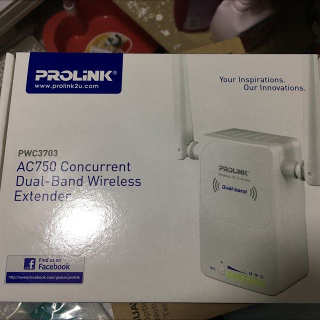 Prolink Wifi Extender. 2.4GHz & 5GHz, Computers & Tech, Parts ...