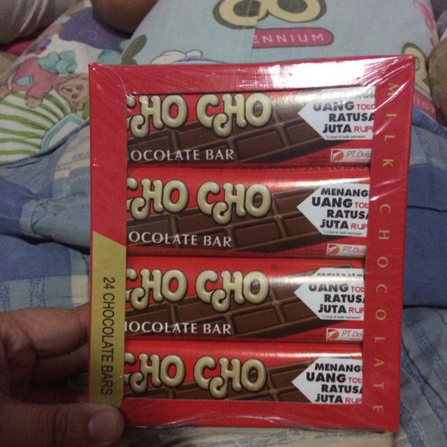 Coklat Cho Cho Bar Makanan And Minuman Makanan Instan Di Carousell