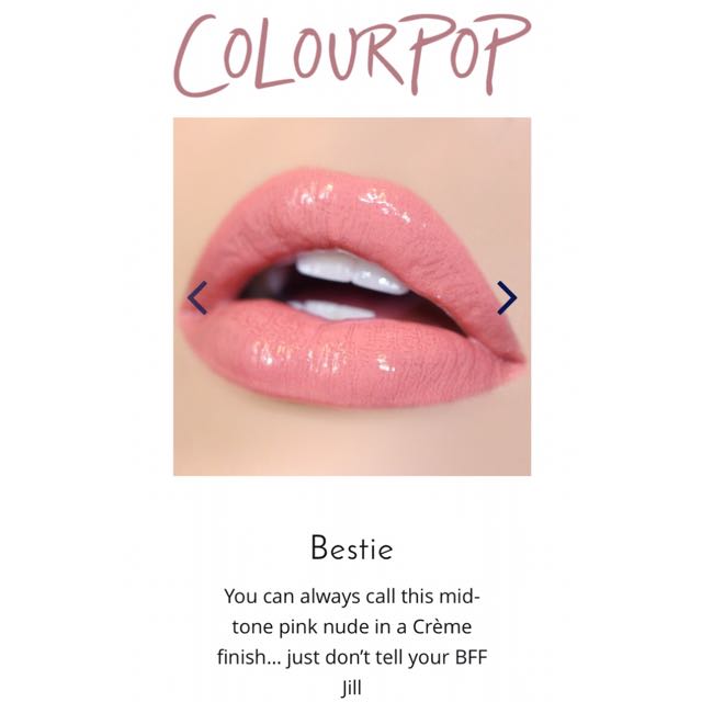 Colourpop Ultra Glossy Lip Bestie Beauty And Personal Care Face