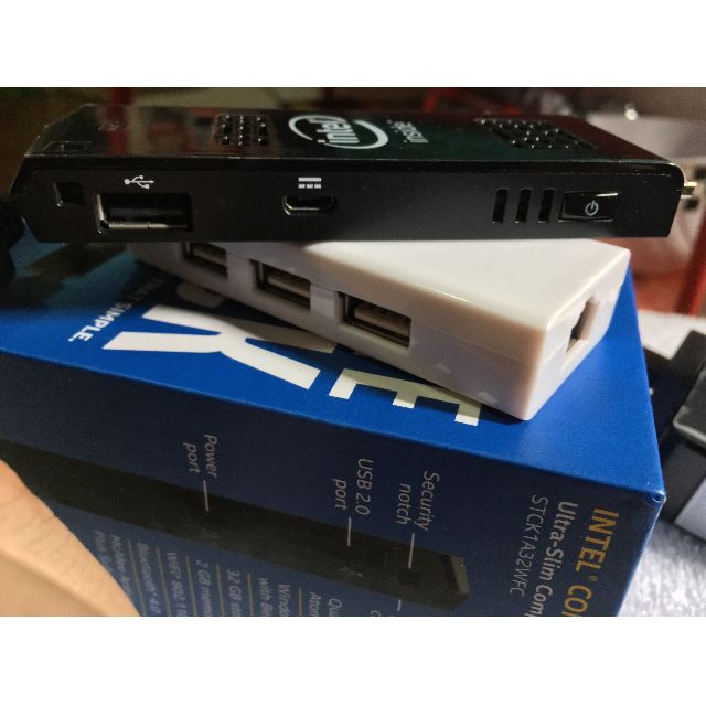 Intel Compute Stick STCK1A32WFC 32GB Windows 10 with LAN USB hub ...