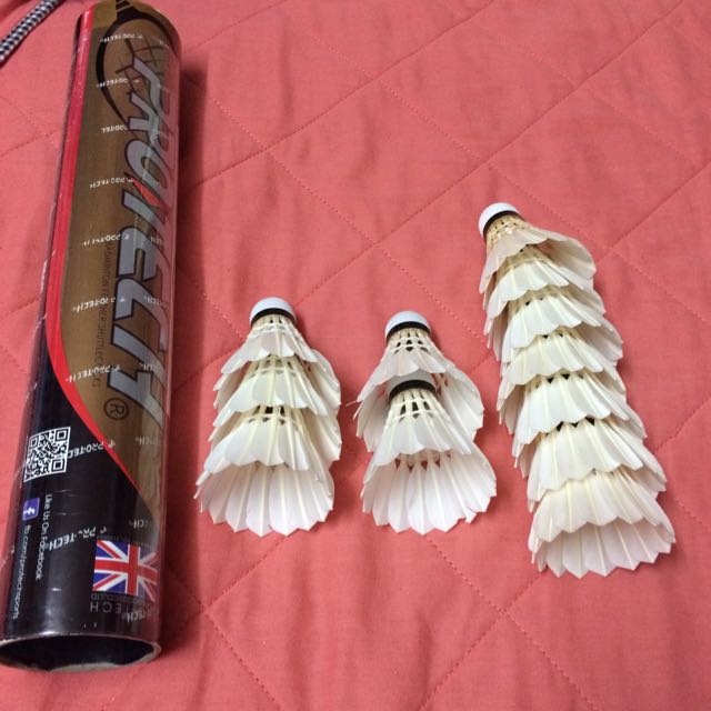 New Badminton Shuttlecocks (Mixed Brand), Sports Equipment, Sports ...