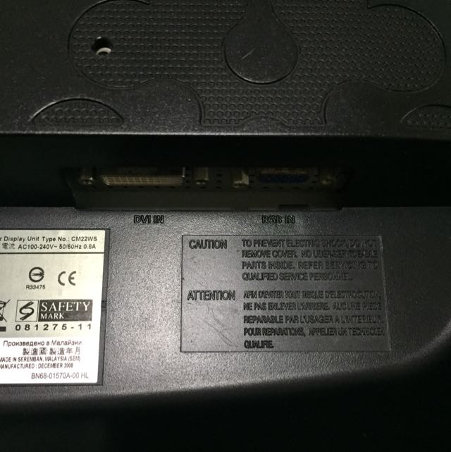 Samsung 2233sw, Computers & Tech, Laptops & Notebooks on Carousell