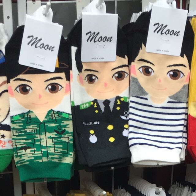 Korean Socks Song Joong Ki Pokemon EXO BTS KPOP STAR Spongebob ...