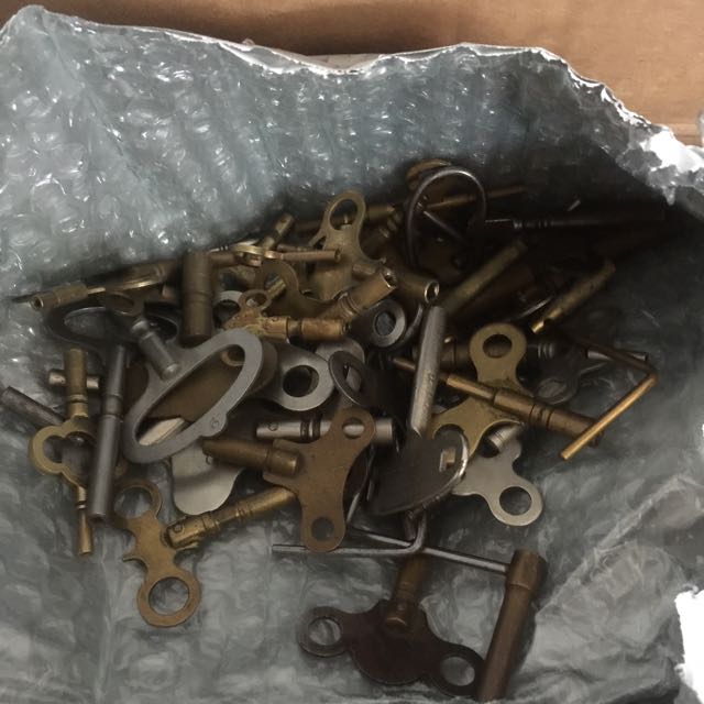 Vintage Clock Keys Anniversary Clock 400 Day Clocks, Vintage ...