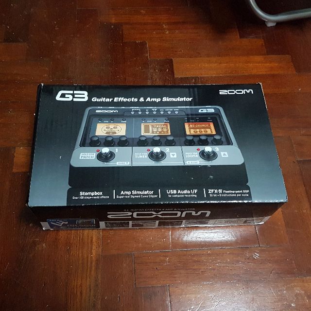 Zoom G3 multi effects guitar pedal, Hobbies & Toys, Music & Media ...