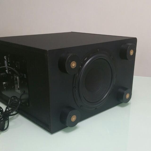 (Reserved) Denon 8" Downfiring 100 Watts, Self Powered Active Subwoofer ...