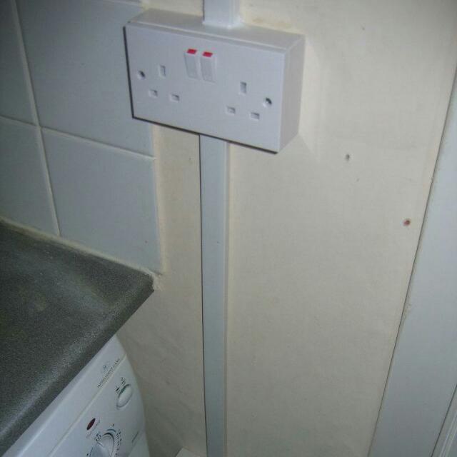 Installing Electrical Sockets With Surface Trunking, Furniture & Home ...