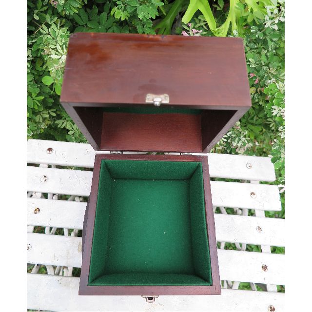 Old wooden instrument box lined with felt, Hobbies & Toys, Stationery ...