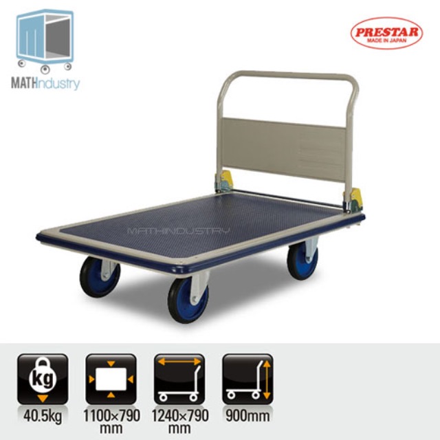 500kg Folding Handle Trolley Heavy Duty Metal Hand truck PRESTAR (Made ...
